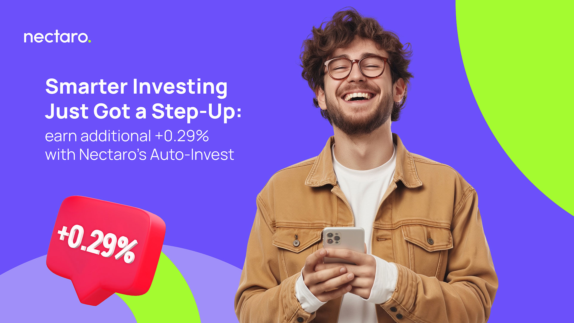 Nectaro -Smarter Investing Just Got a Step-Up: earn additional +0.29% with Nectaro’s Auto-Invest